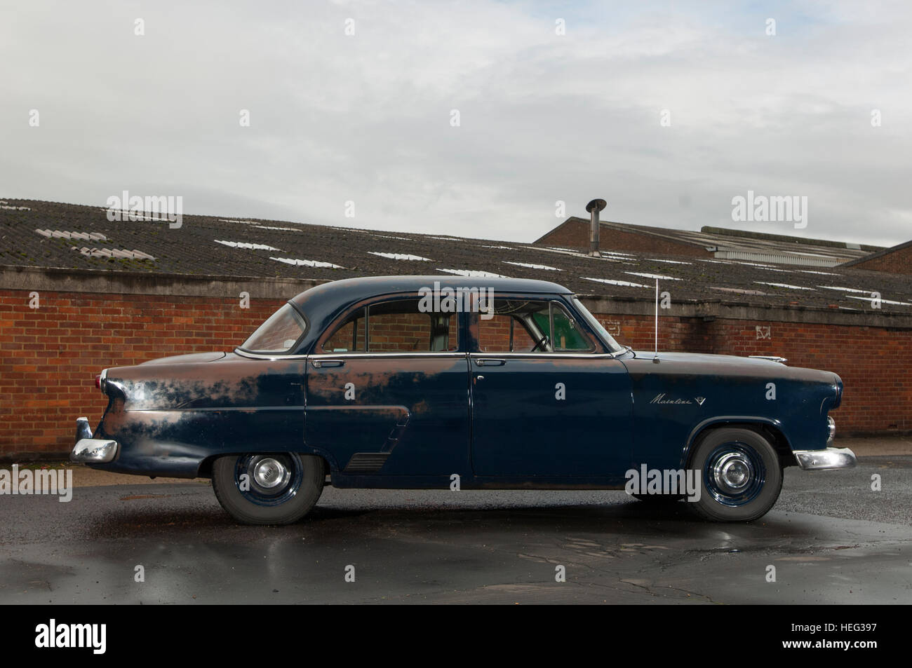 1952 Ford Mainline American sun bleach patina'd classic car, also known ...