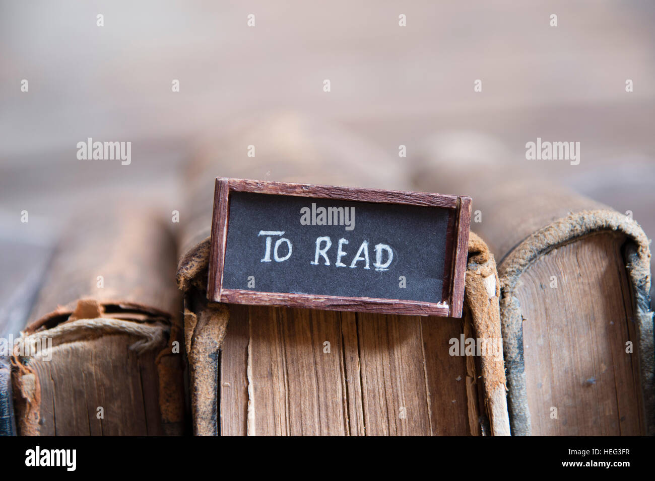 books to read tag, education and school concept Stock Photo - Alamy
