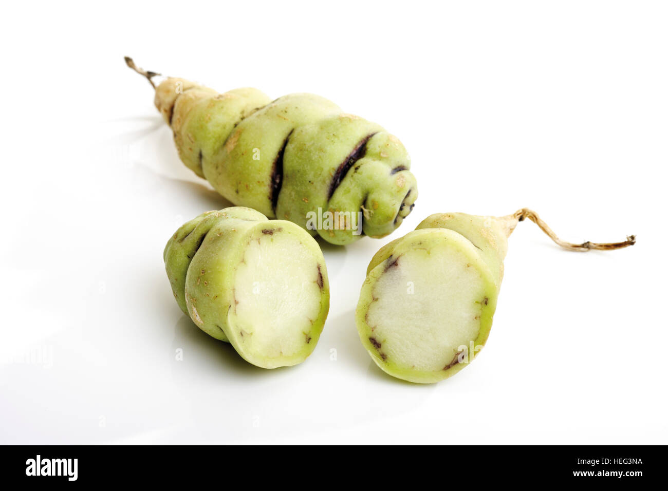 Mashua or Mashwa (Tropaeolum tuberosum Stock Photo - Alamy
