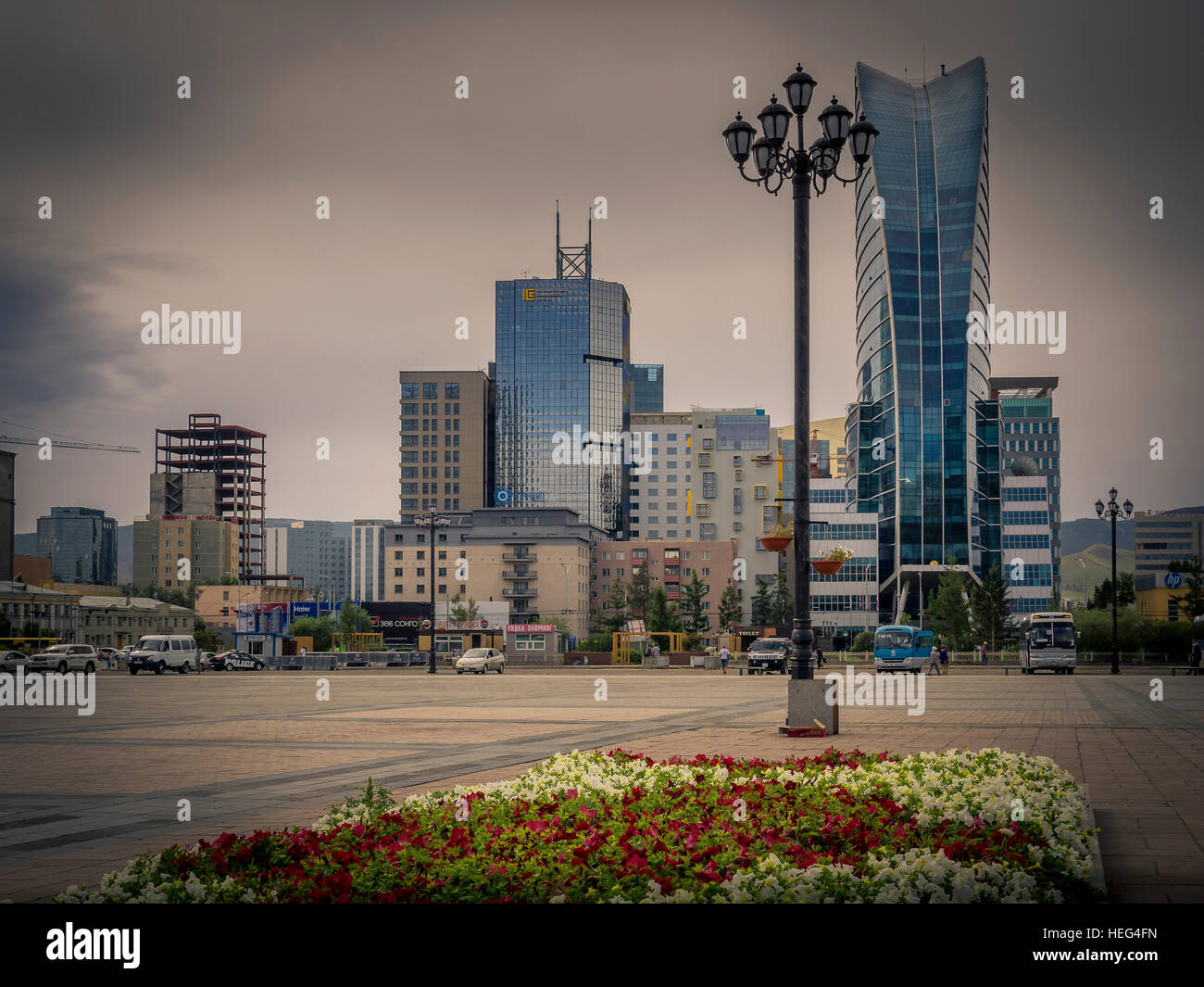Ulaanbaatar and blue sky tower hi-res stock photography and images - Alamy