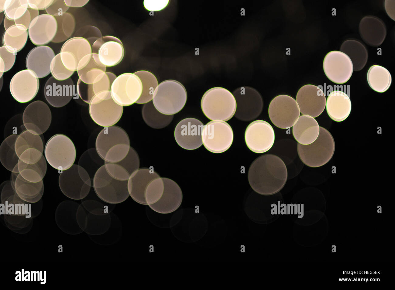 the white color bokeh of led light in party night Stock Photo - Alamy