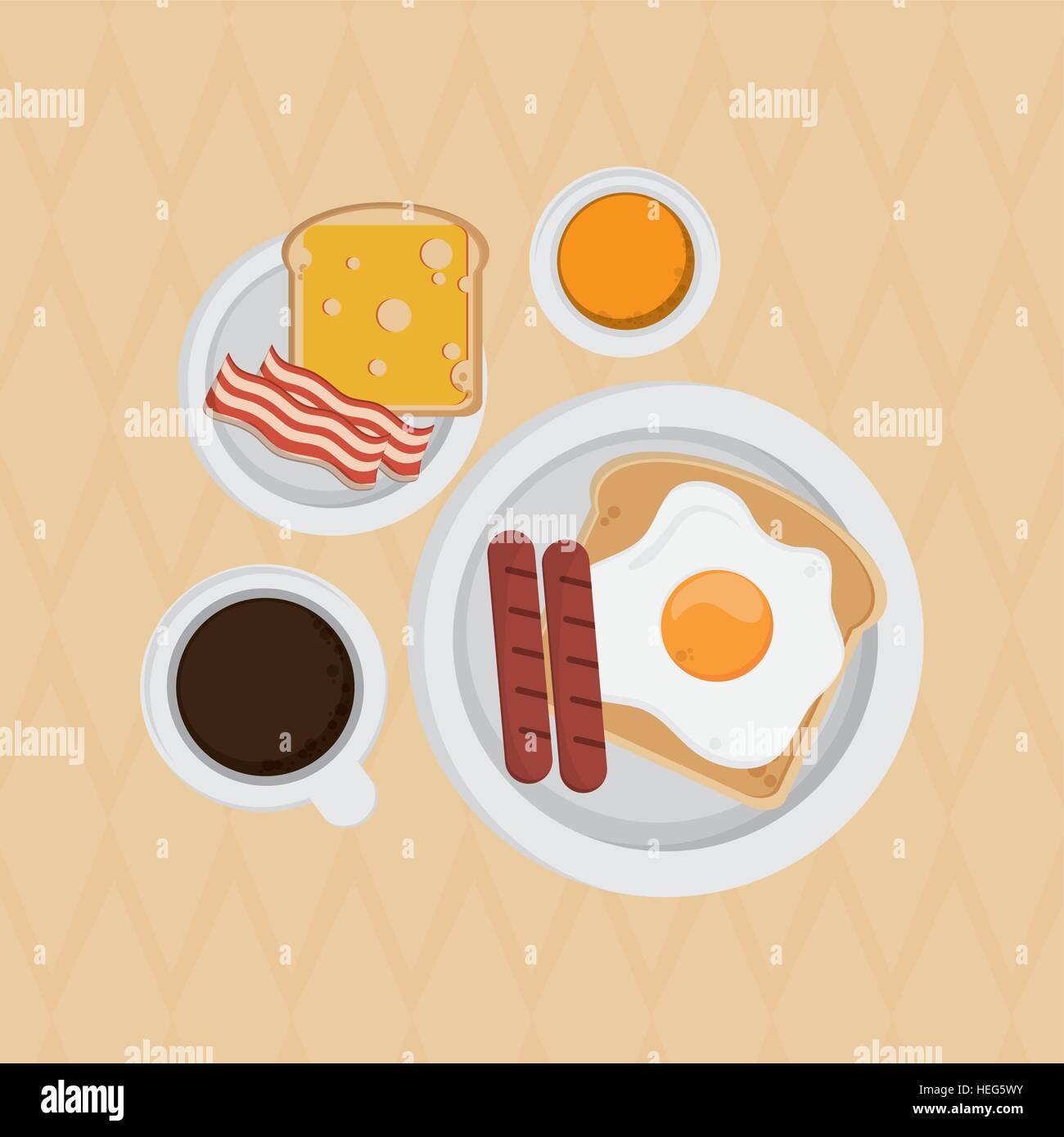 Breakfast design , Vector illustration Stock Vector Image & Art - Alamy