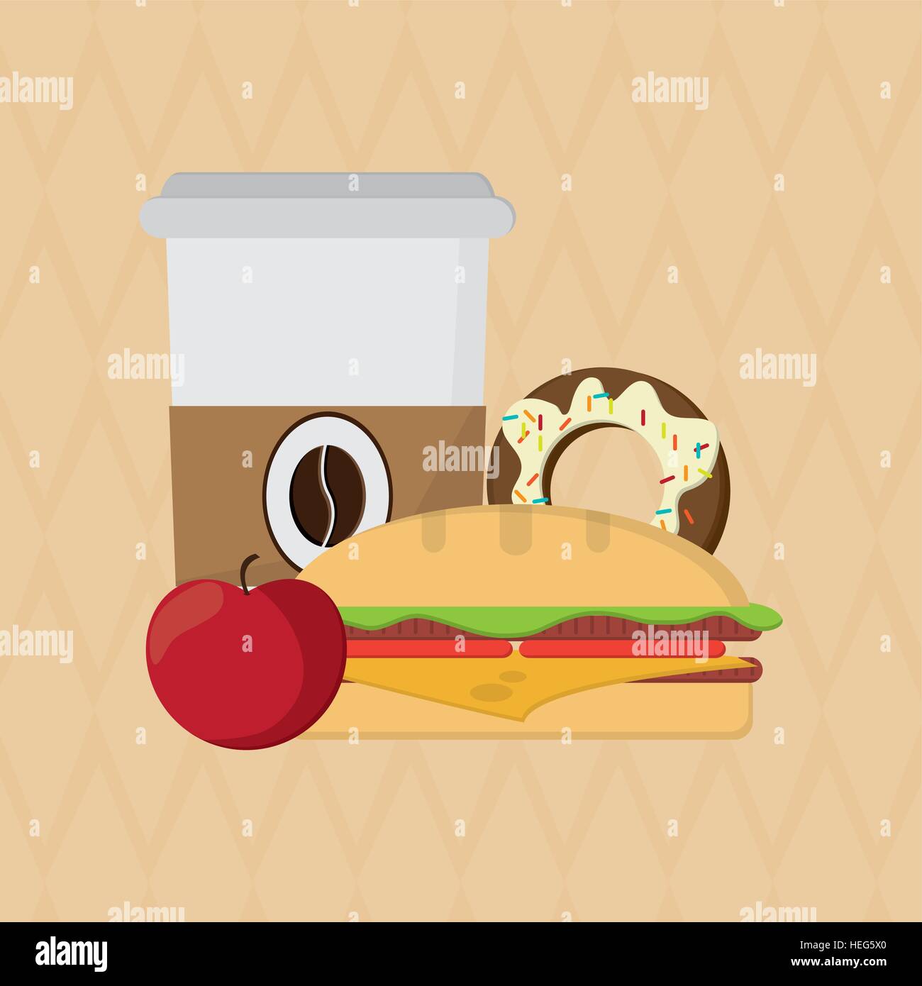 Breakfast design , Vector illustration Stock Vector Image & Art - Alamy