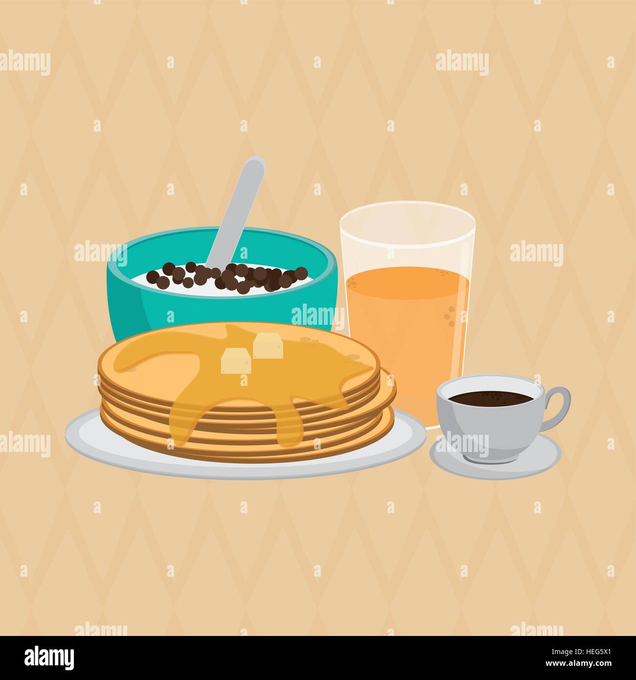 Breakfast design , Vector illustration Stock Vector Image & Art - Alamy