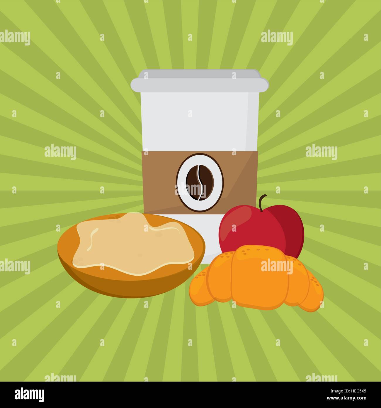 Breakfast design , Vector illustration Stock Vector Image & Art - Alamy