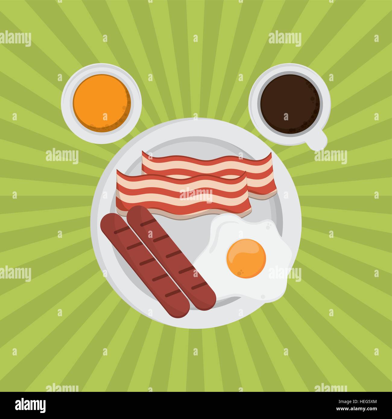 Breakfast design , Vector illustration Stock Vector Image & Art - Alamy