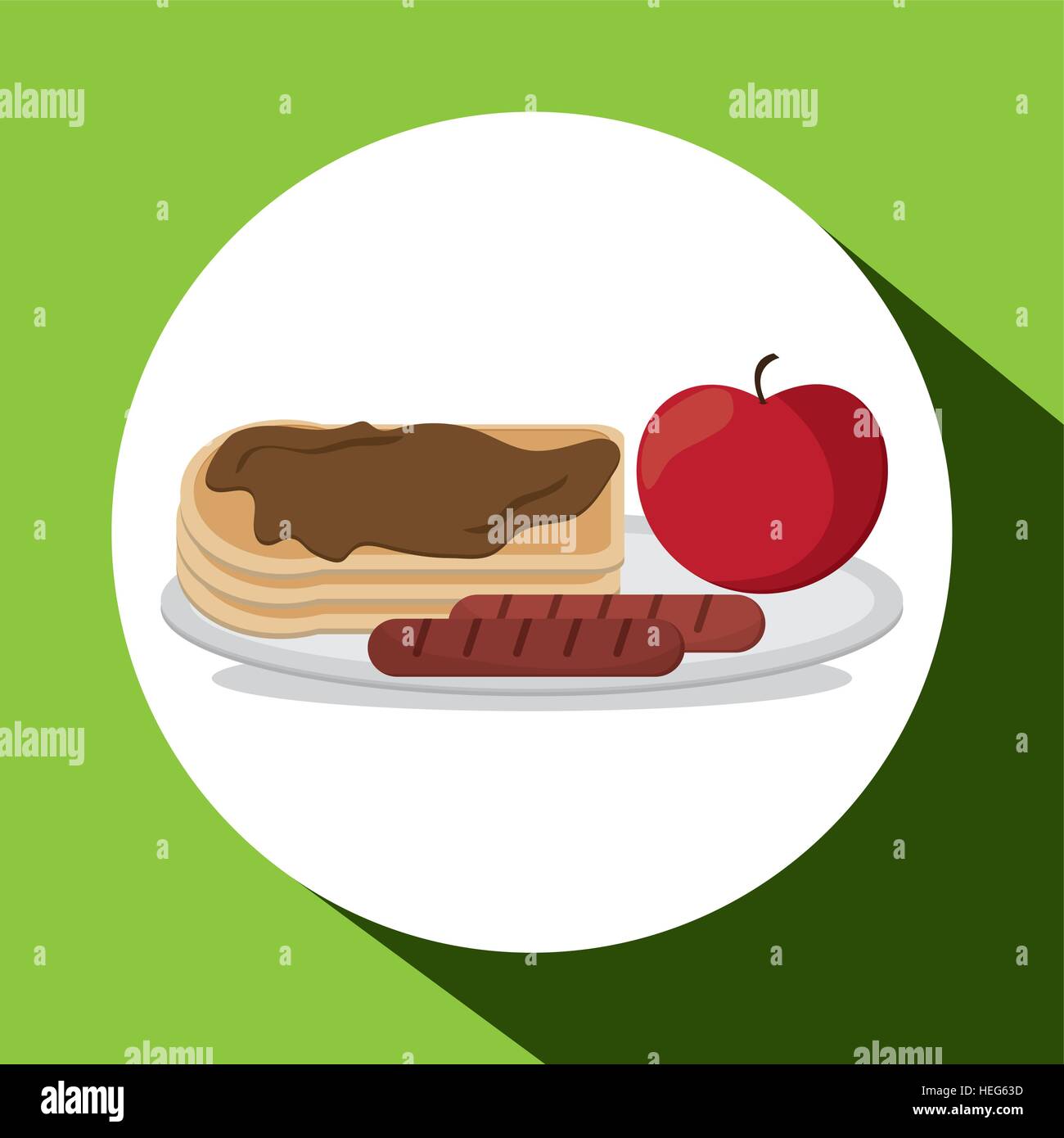 Breakfast design , vector illustration Stock Vector Image & Art - Alamy