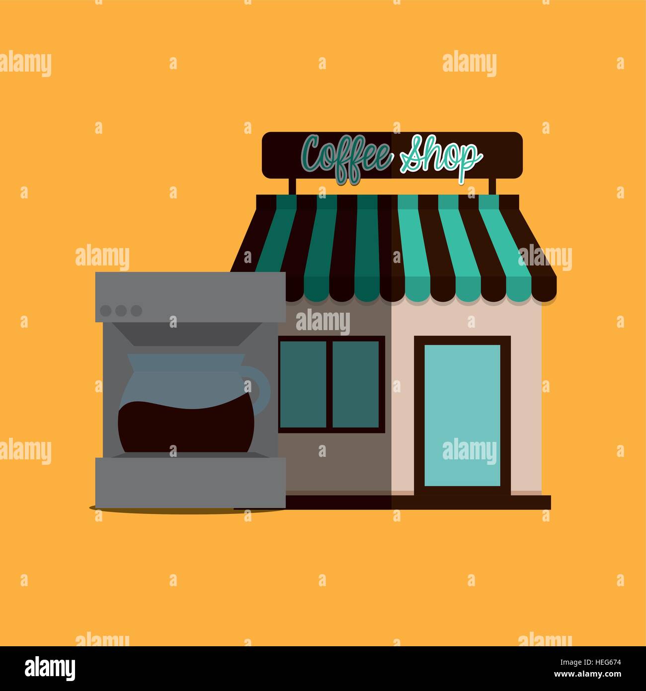 Coffee shop design , vector illustration Stock Vector Image & Art - Alamy