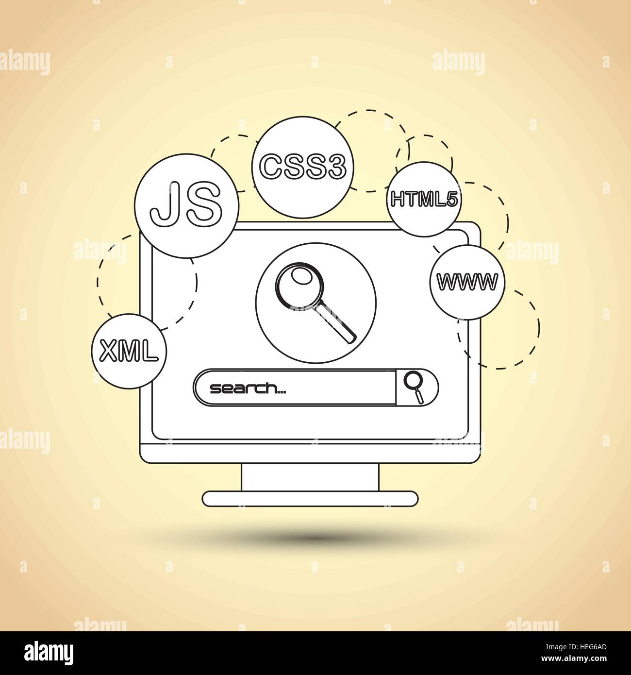 Responsive web design, vector illustration Stock Vector Image & Art - Alamy