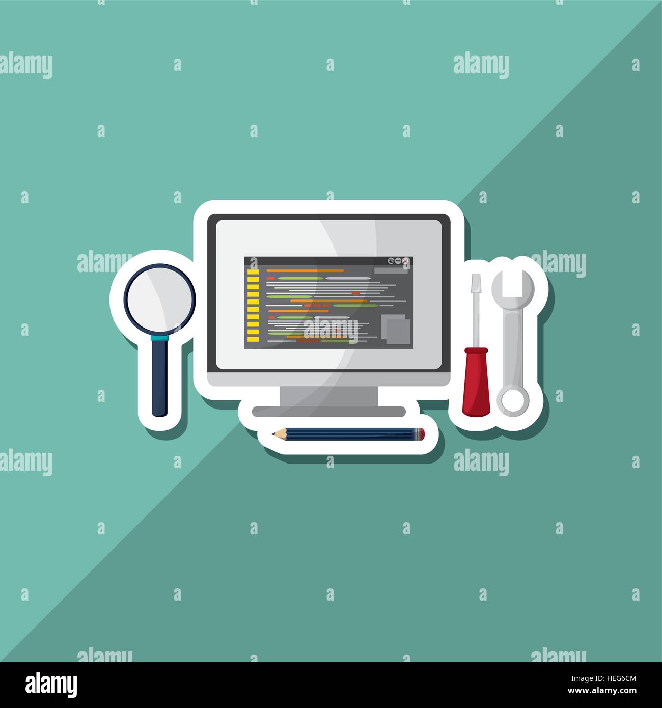 Responsive web design, vector illustration Stock Vector Image & Art - Alamy