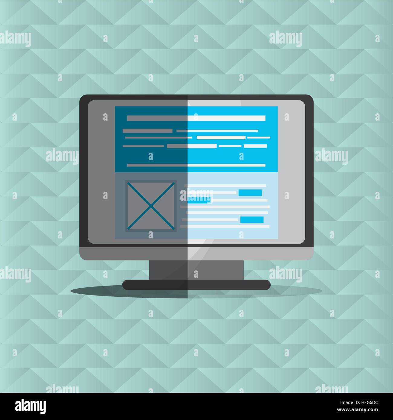 Responsive web design, vector illustration Stock Vector Image & Art - Alamy