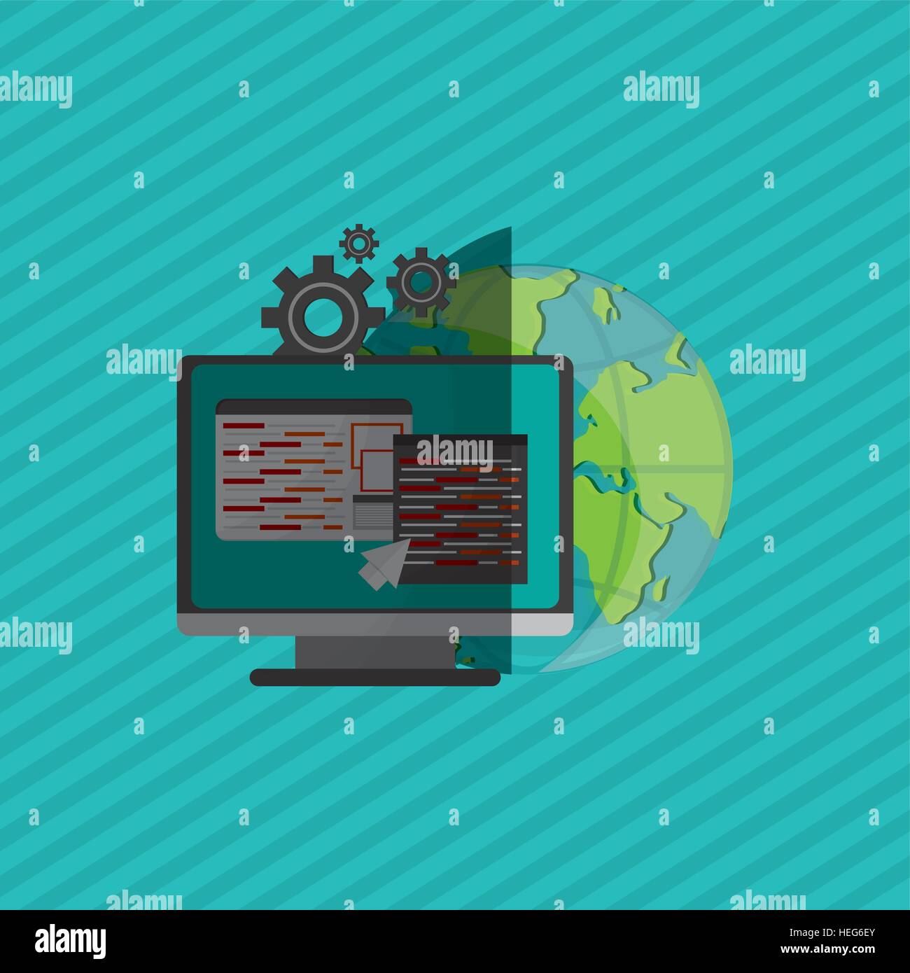 Responsive web design, vector illustration Stock Vector Image & Art - Alamy