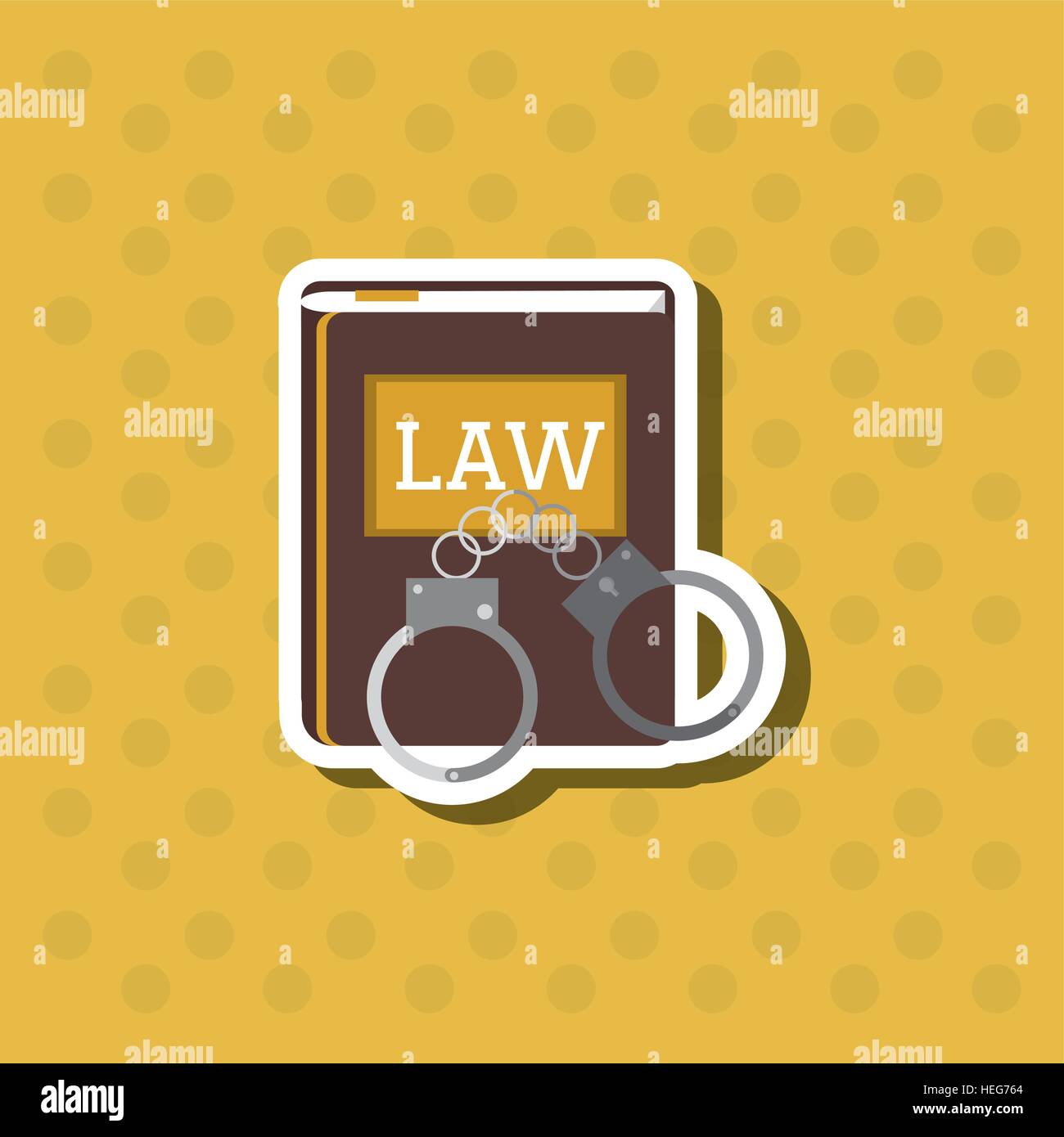 Law and Justice icon design, vector illustration Stock Vector Image ...