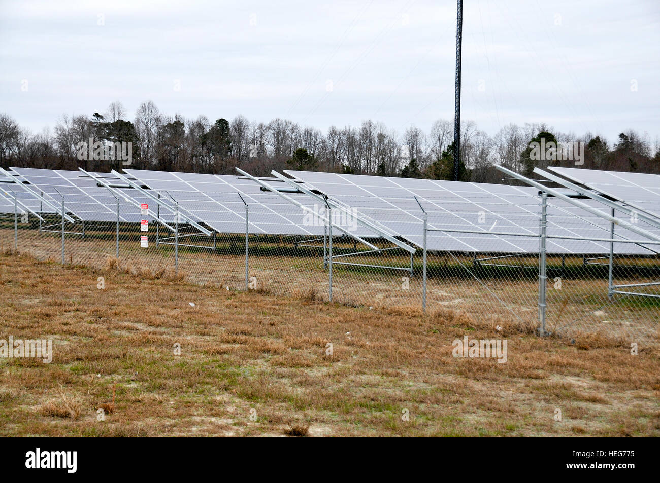 Series of solar panels in a huge field Stock Photo - Alamy