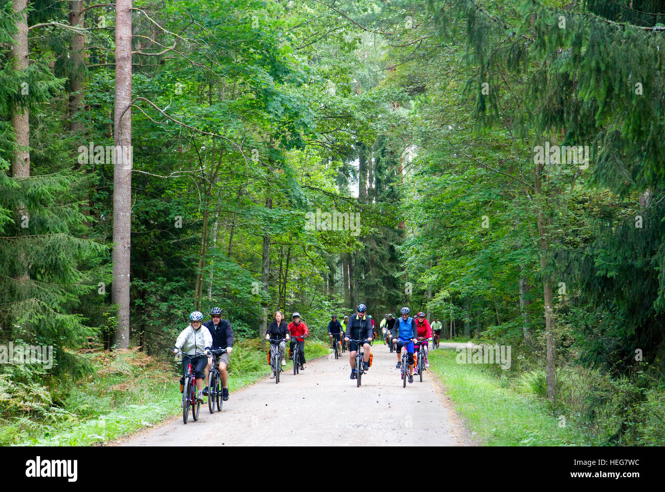 Cycling on Lithuania's Seaside Cycle Route near the Curonian Lagoon ...