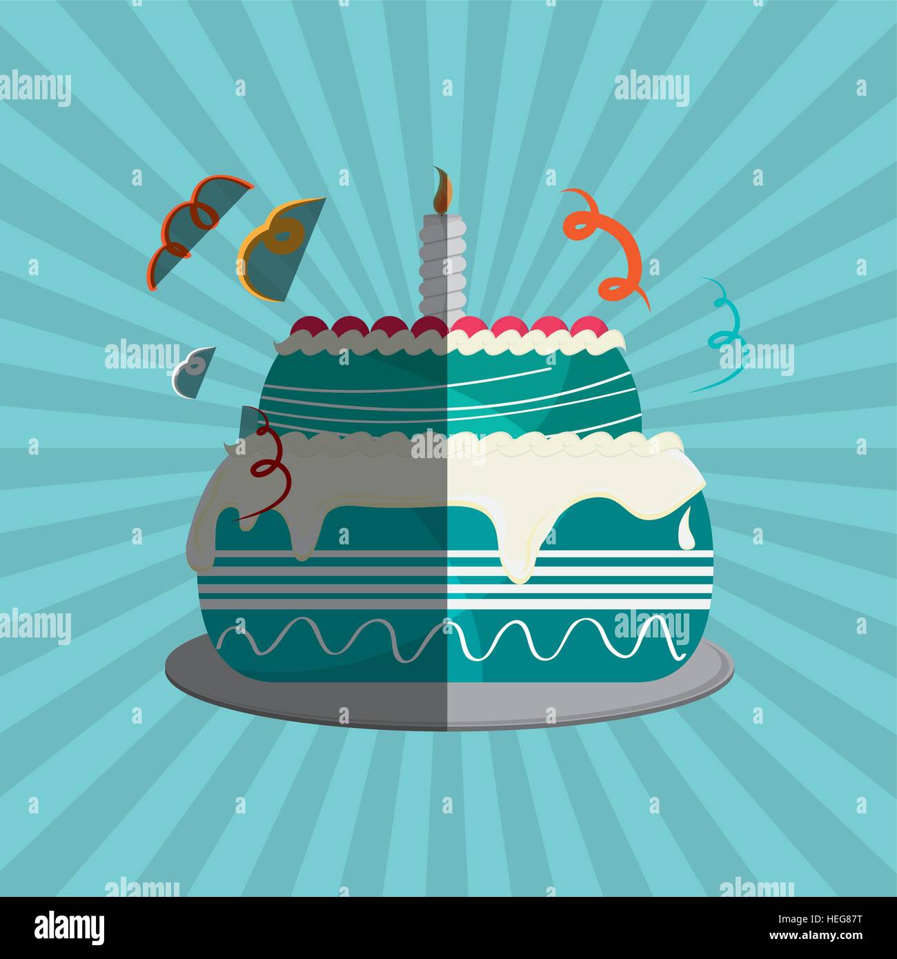 Cake icon design Stock Vector Image & Art - Alamy