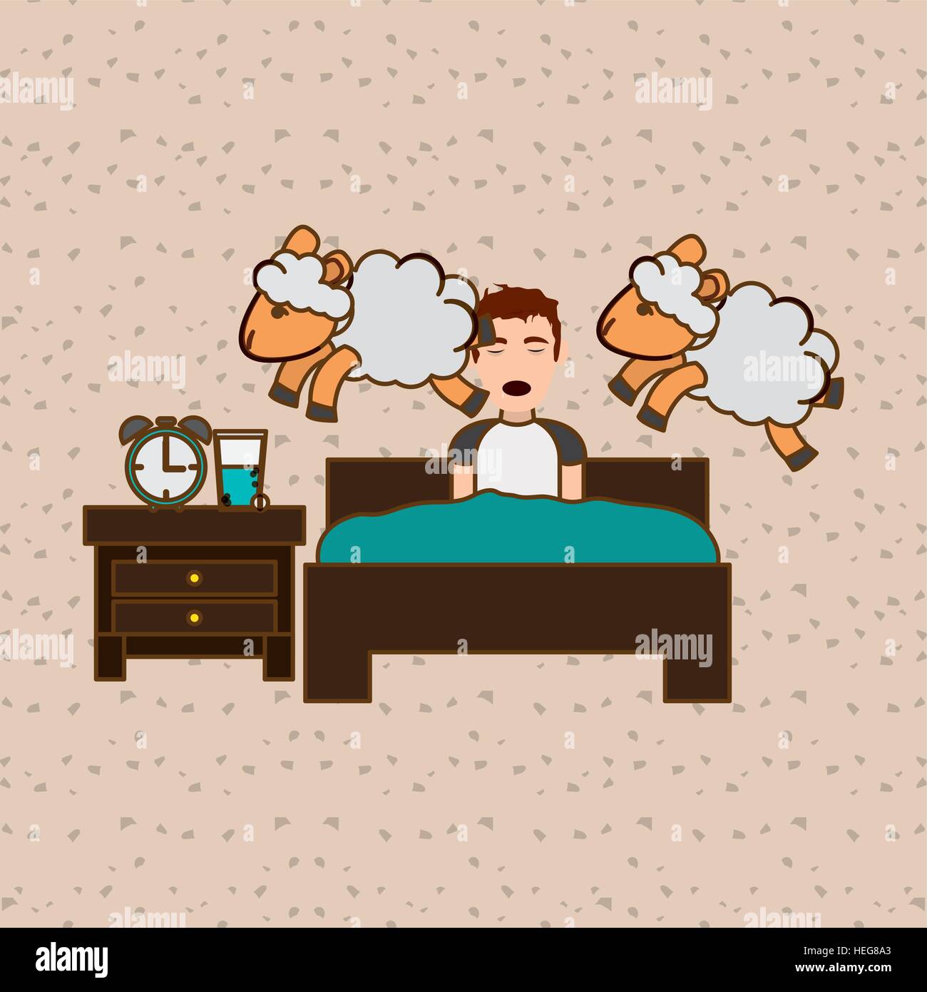 Resting and sleep design Stock Vector Image & Art - Alamy