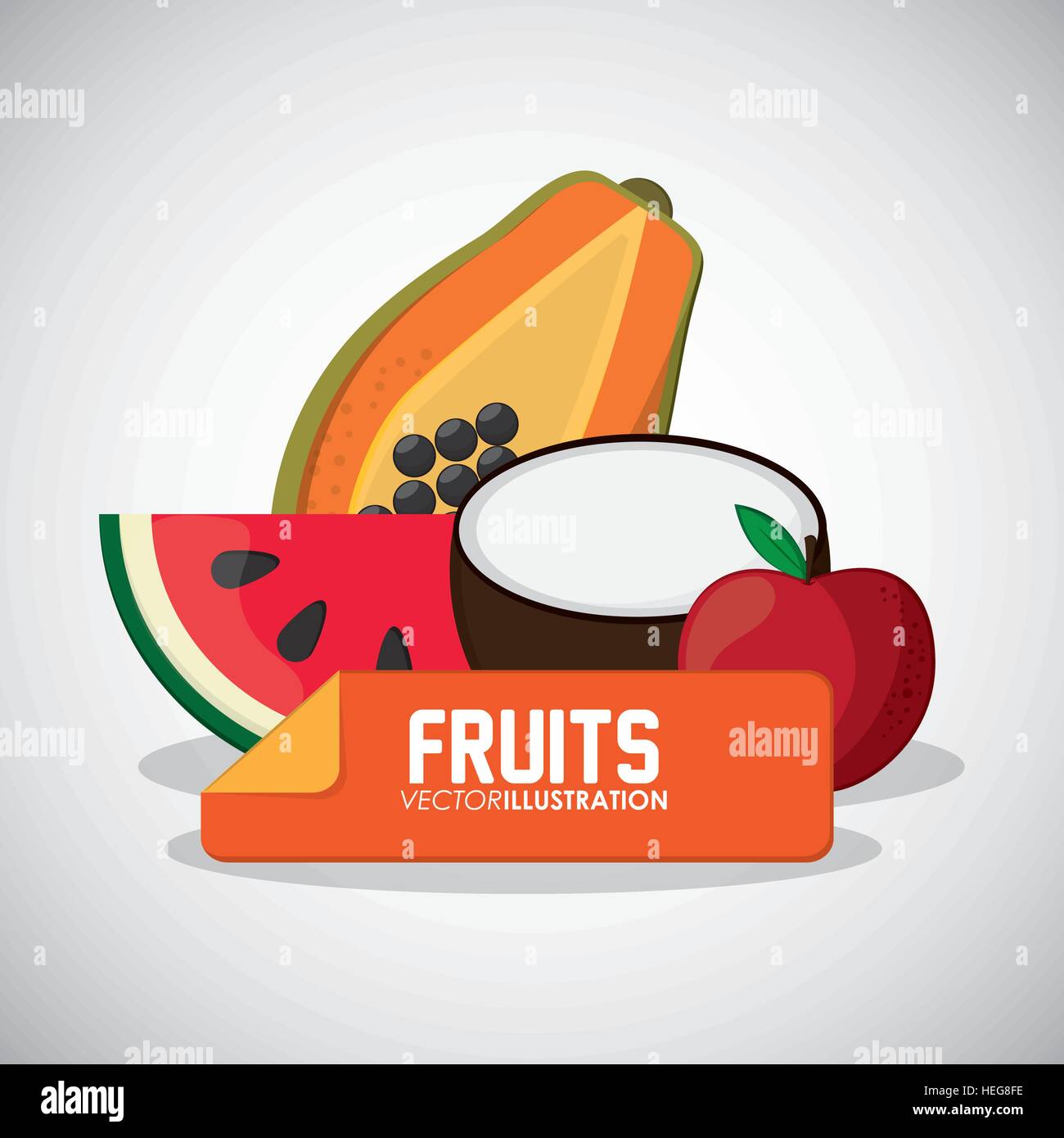 Fruits icon design Stock Vector Image & Art - Alamy