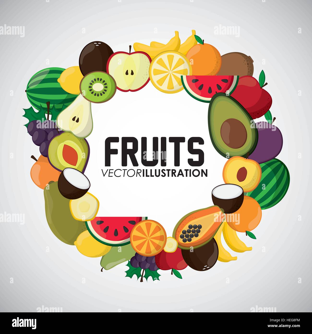Fruits icon design Stock Vector Image & Art - Alamy