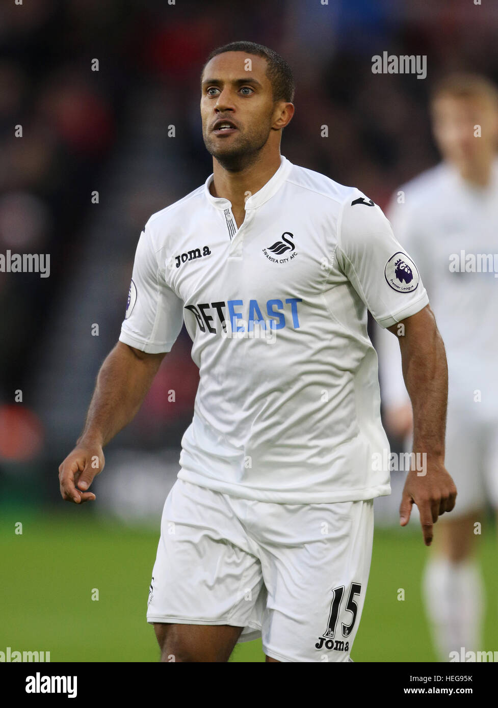 Swansea City's Wayne Routledge Stock Photo - Alamy
