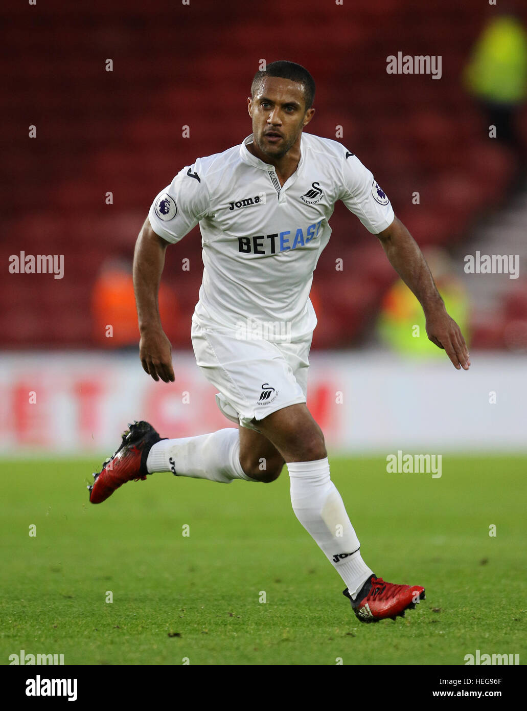 Swansea City's Wayne Routledge Stock Photo - Alamy