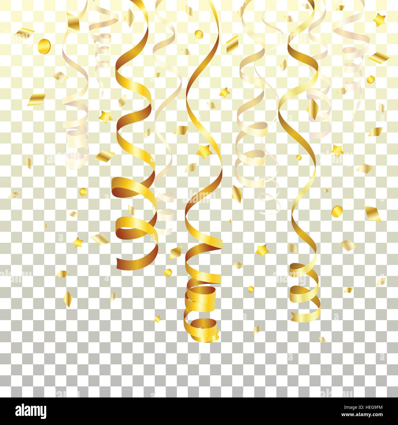 Holiday Background with Gold Streamer Stock Vector Image & Art - Alamy