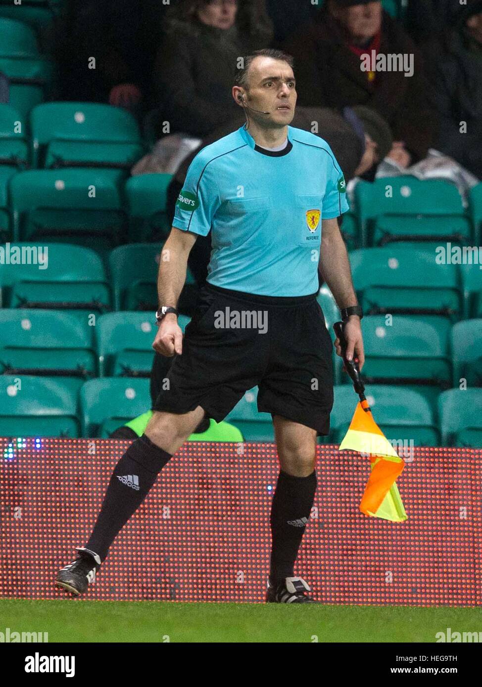 Assistant Referee Graham McNeillie during the Ladbrokes Scottish ...