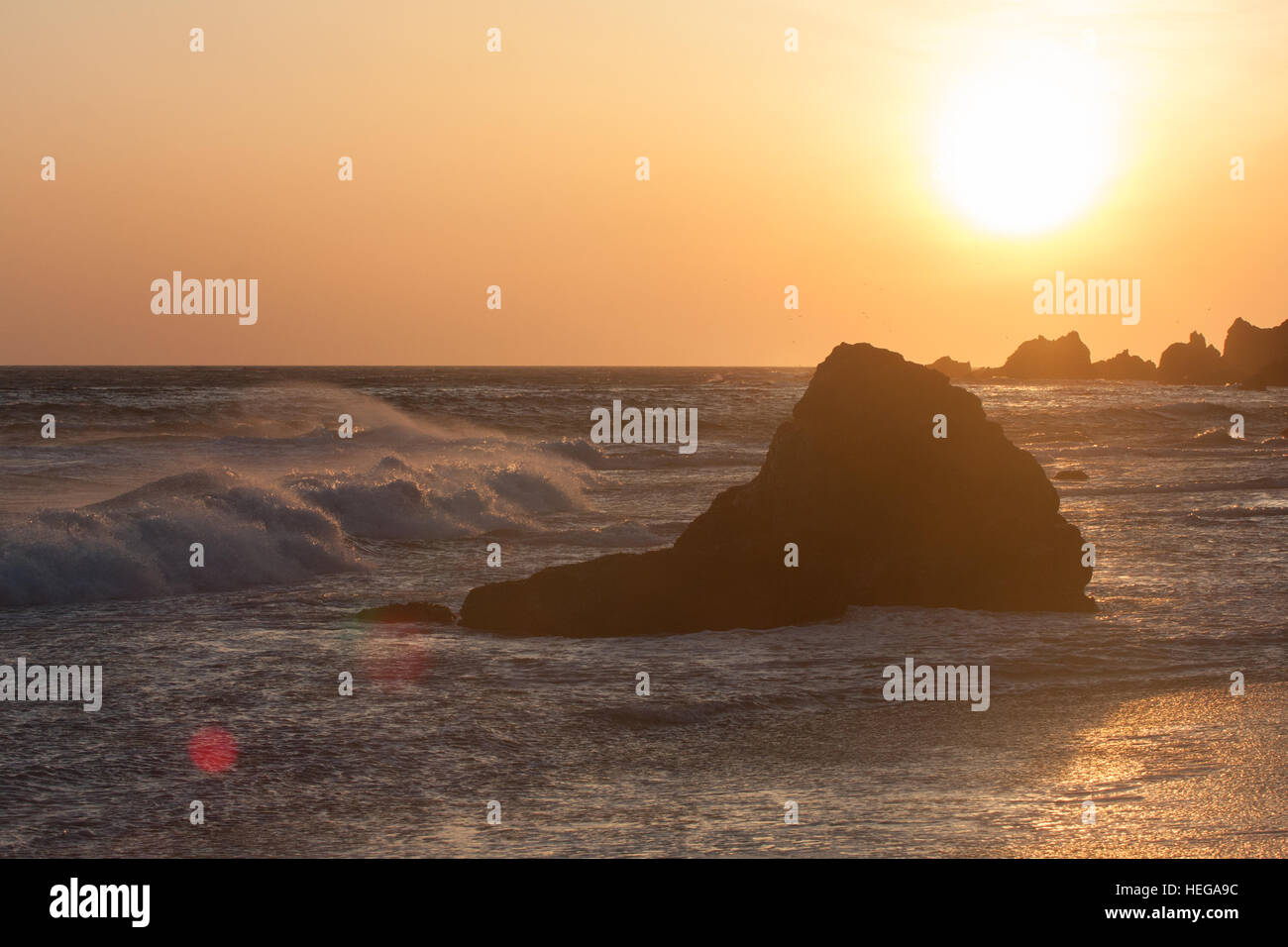 Sunset off highway 1 hi-res stock photography and images - Alamy