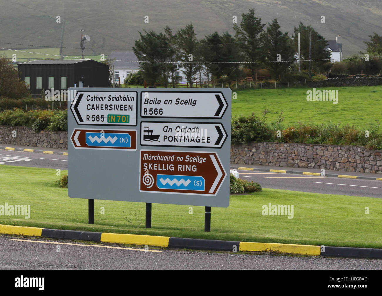 Road Sign County Kerry High Resolution Stock Photography and Images - Alamy