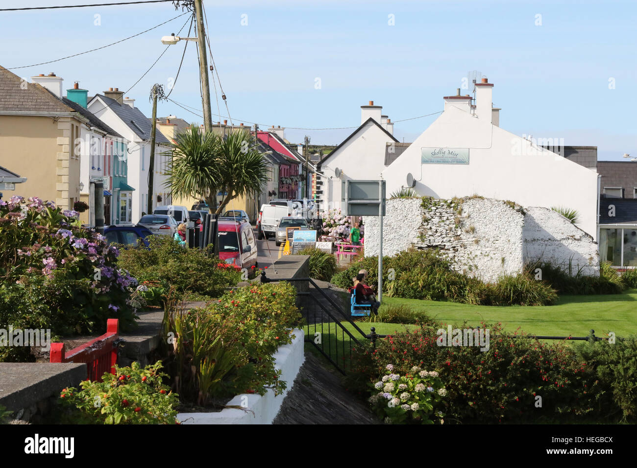 The Skellig Mist Cafe in Portmagee, County Kerry, Ireland Stock Photo ...