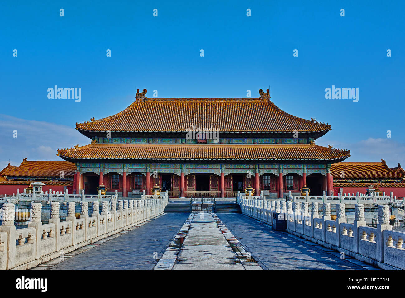 Kunninggong Palace of Earthly Tranquility imperial palace Forbidden City of Beijing Stock Photo ...