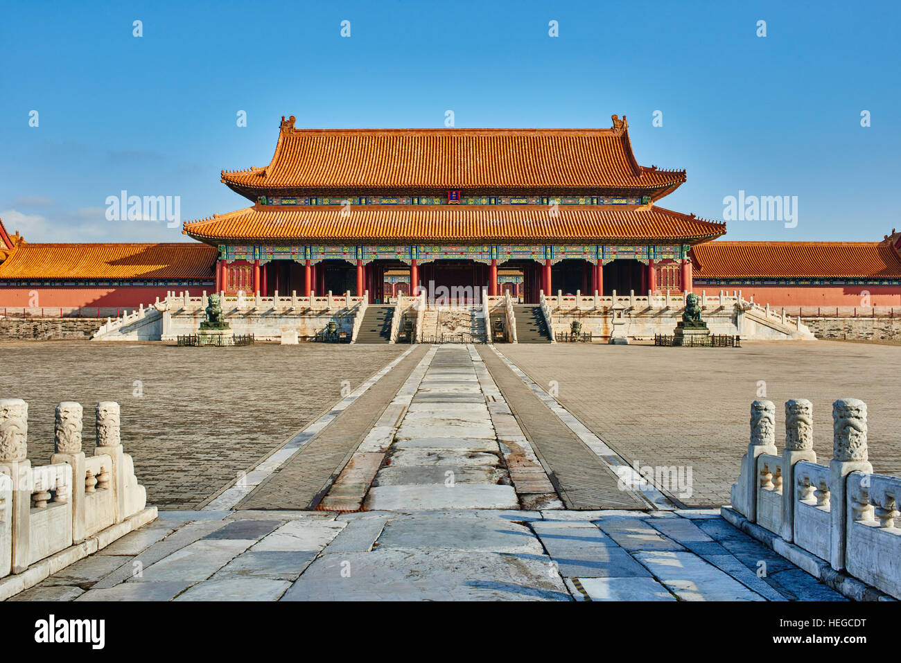 Taihemen gate of supreme harmony imperial palace Forbidden City of ...