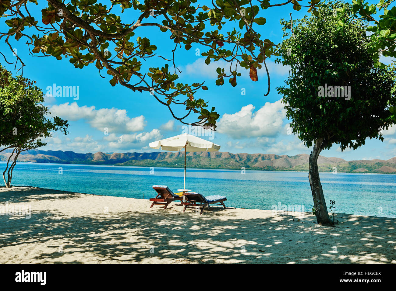 white sand beach of coron island in Palawan Philippines Stock Photo - Alamy