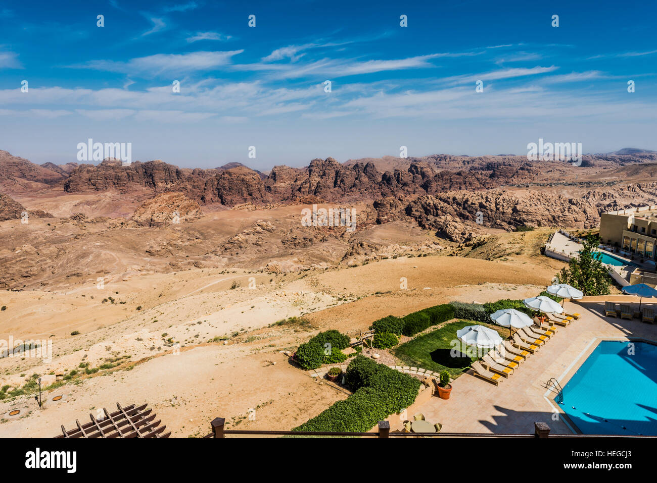 scenic view of the Petra valley in Jordan Stock Photo - Alamy