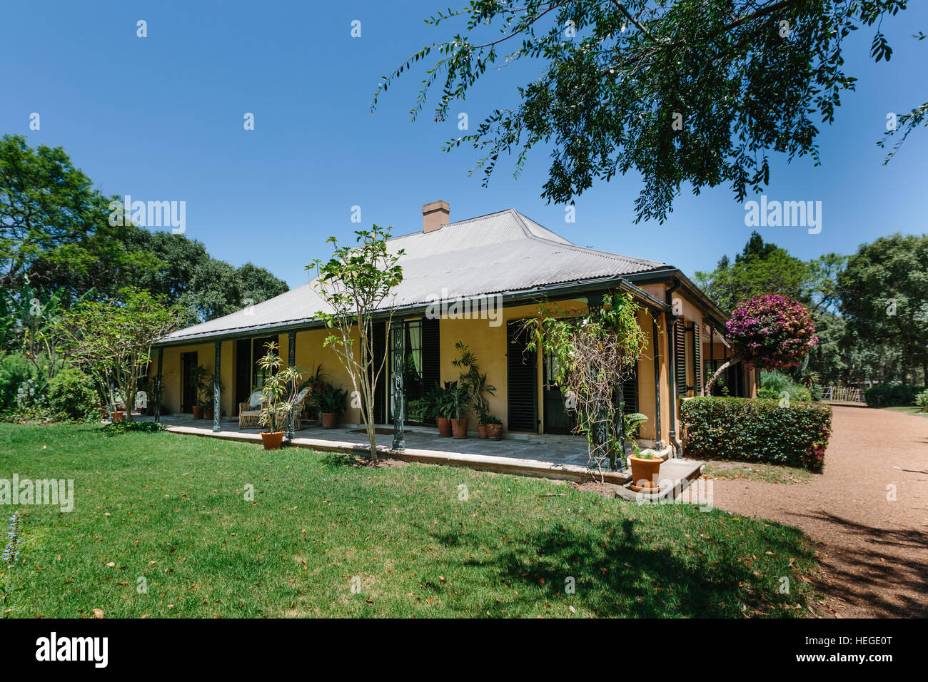 External view of Elizabeth Farm, an historical homestead museum in ...