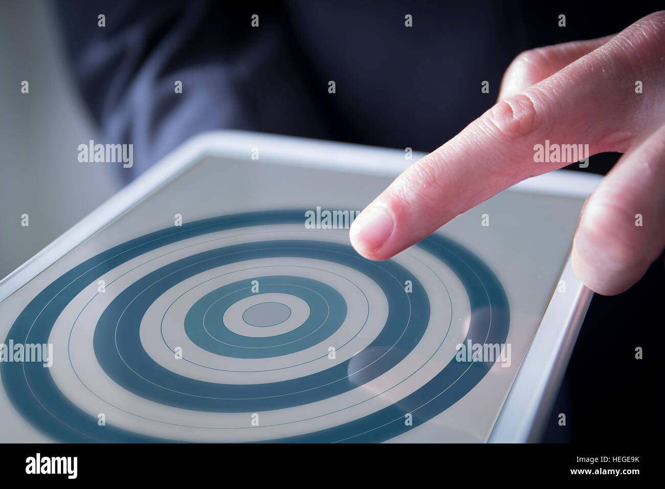 Target on finger hi-res stock photography and images - Alamy
