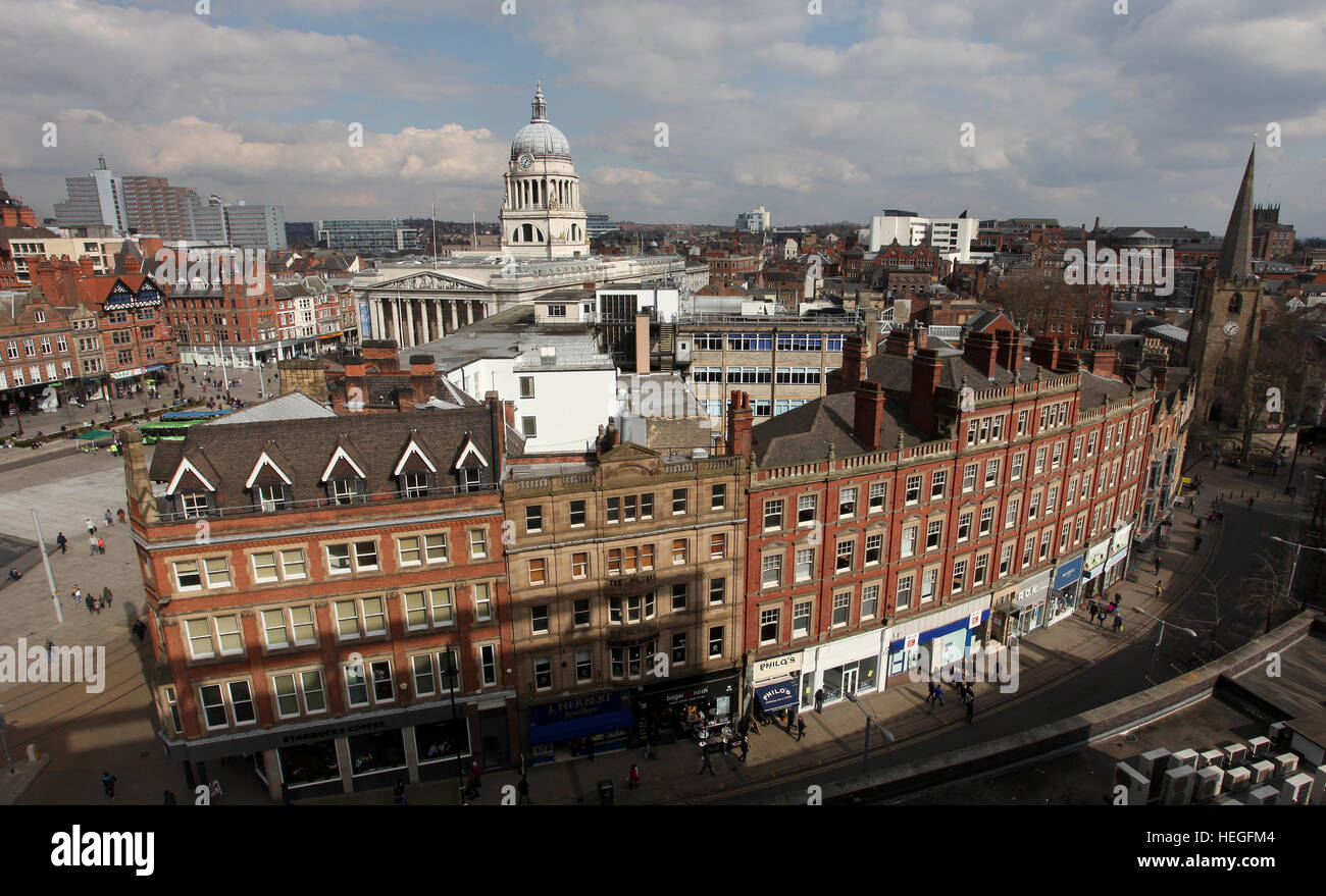 Nottingham skyline hi-res stock photography and images - Alamy