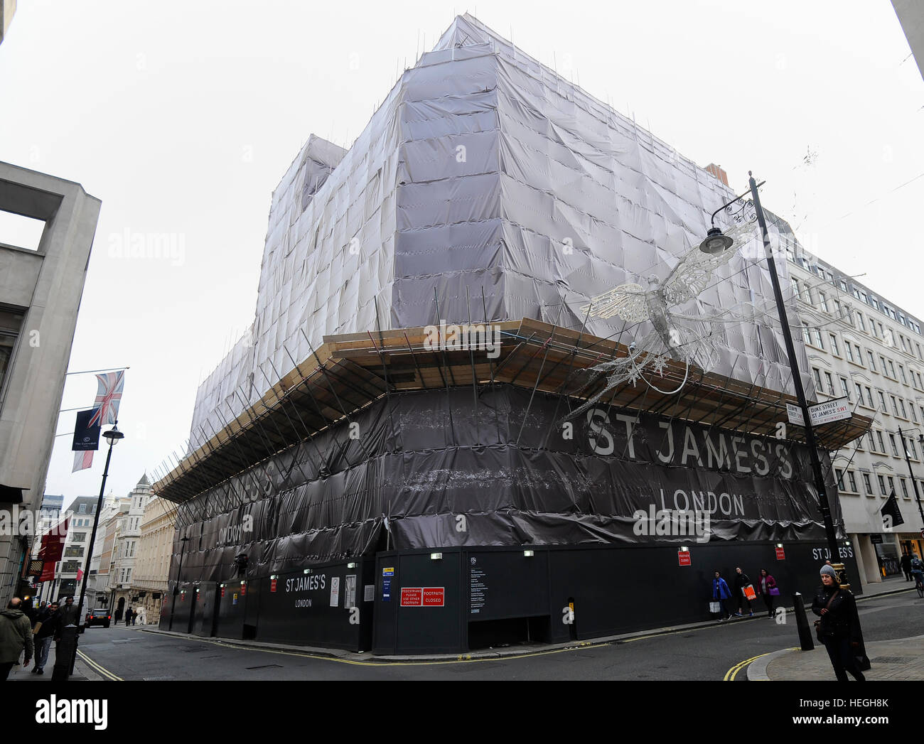 A general view of Duke's Court in London, which is being redeveloped by ...
