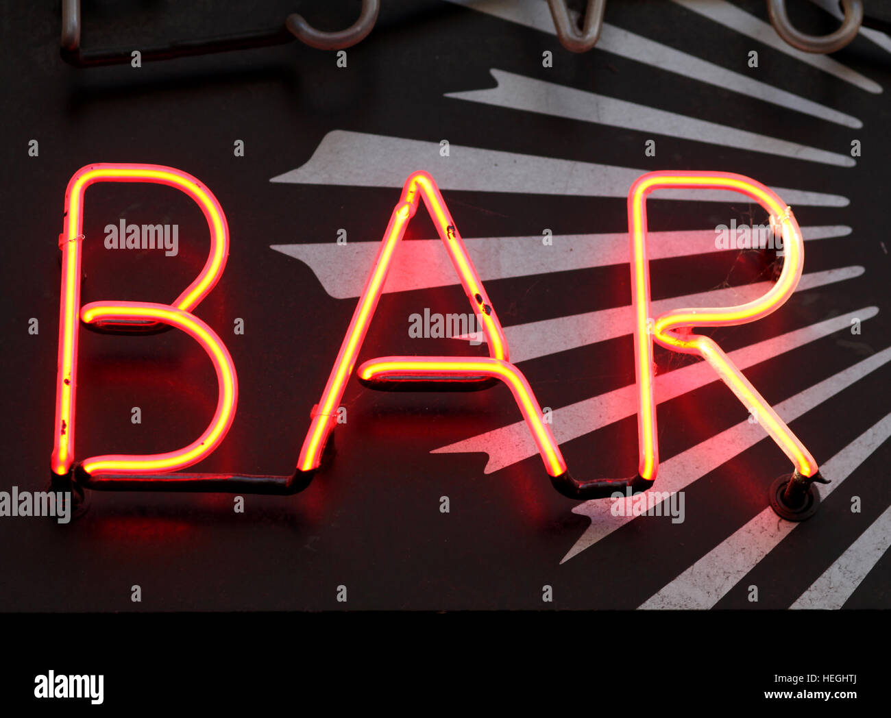 Neon bar sign Stock Photo - Alamy