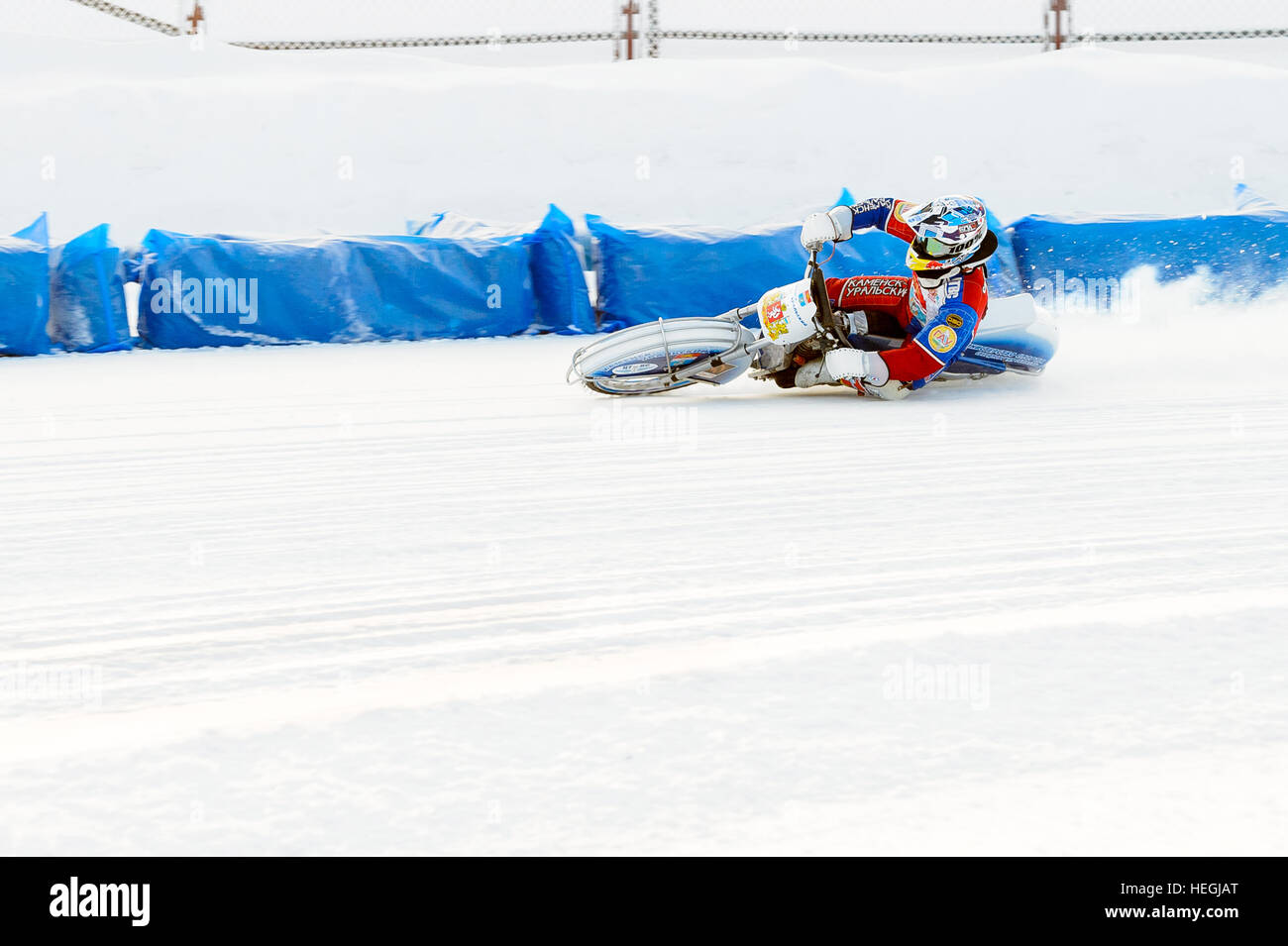 the semi-finals of the Russian championship in Ufa on a speedway the ...