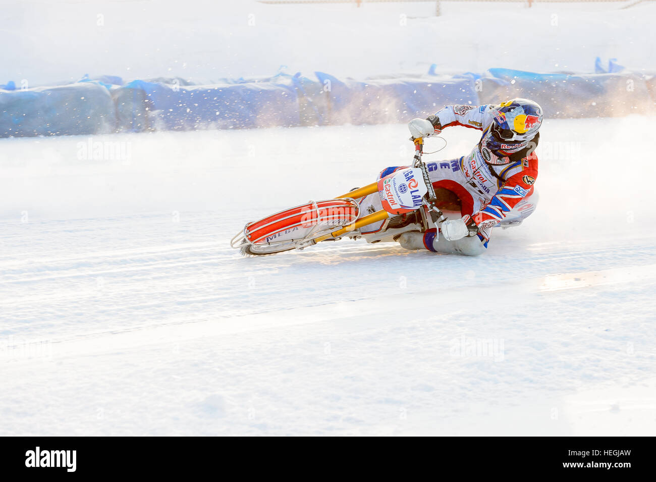 the semi-finals of the Russian championship in Ufa on a speedway the ...