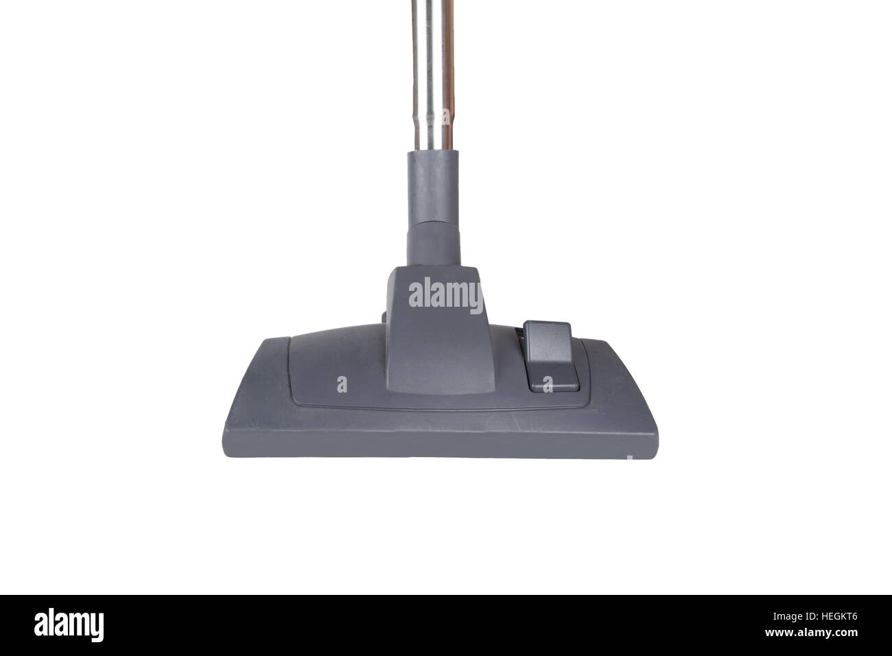 Close up detailed front view of vacuum cleaner, isolated on white ...