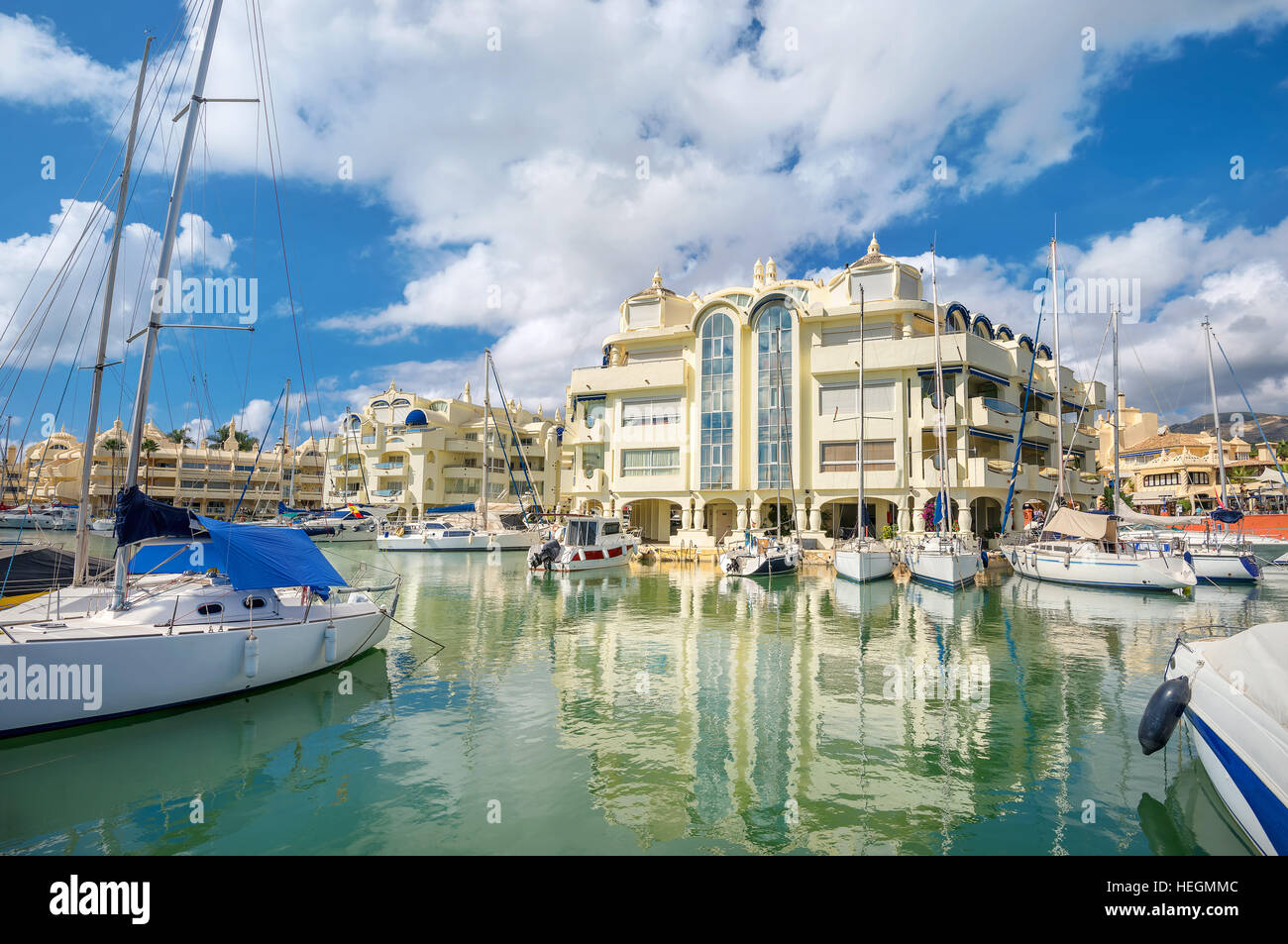 Benalmadena marina. Costa del Sol, Malaga province, Andalusia, Spain ...