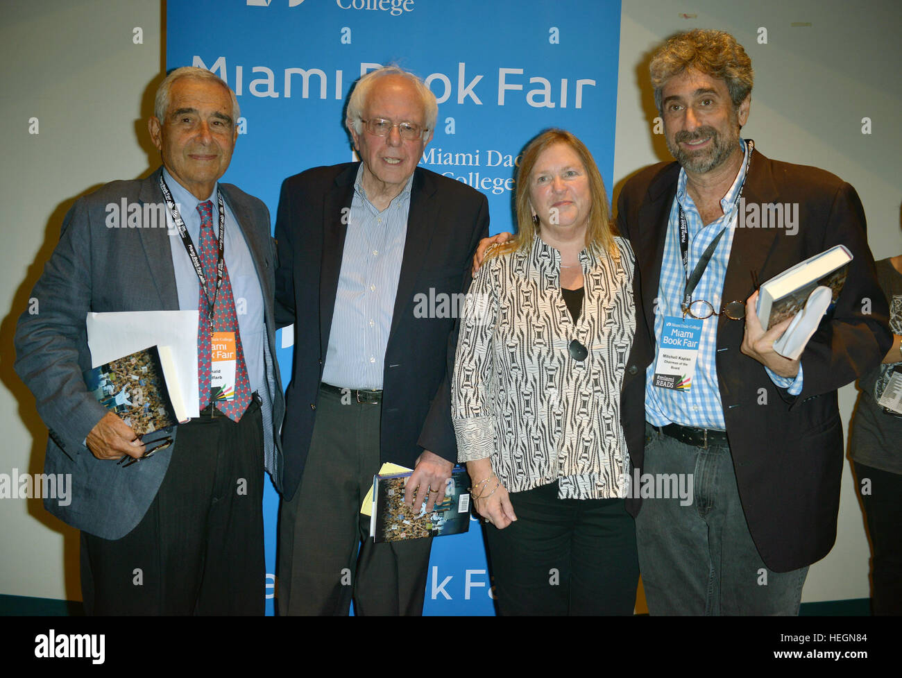Ronald Goldfarb, Bernie Sanders, Jane O'Meara Sanders and Mitchell ...