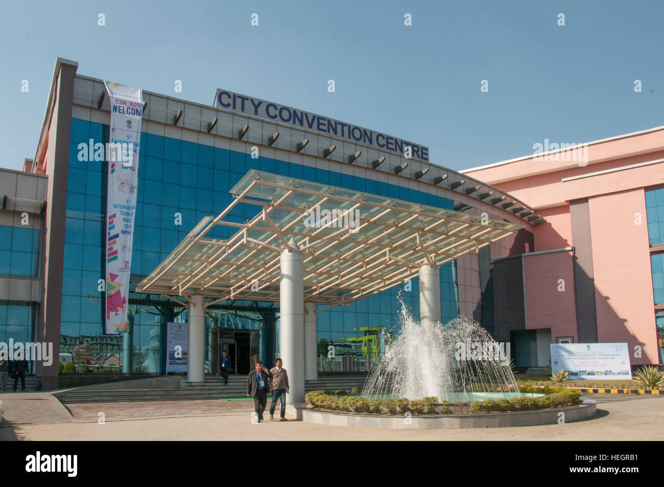 City Convention Centre at Imphal, capital of Manipur State, northeast ...