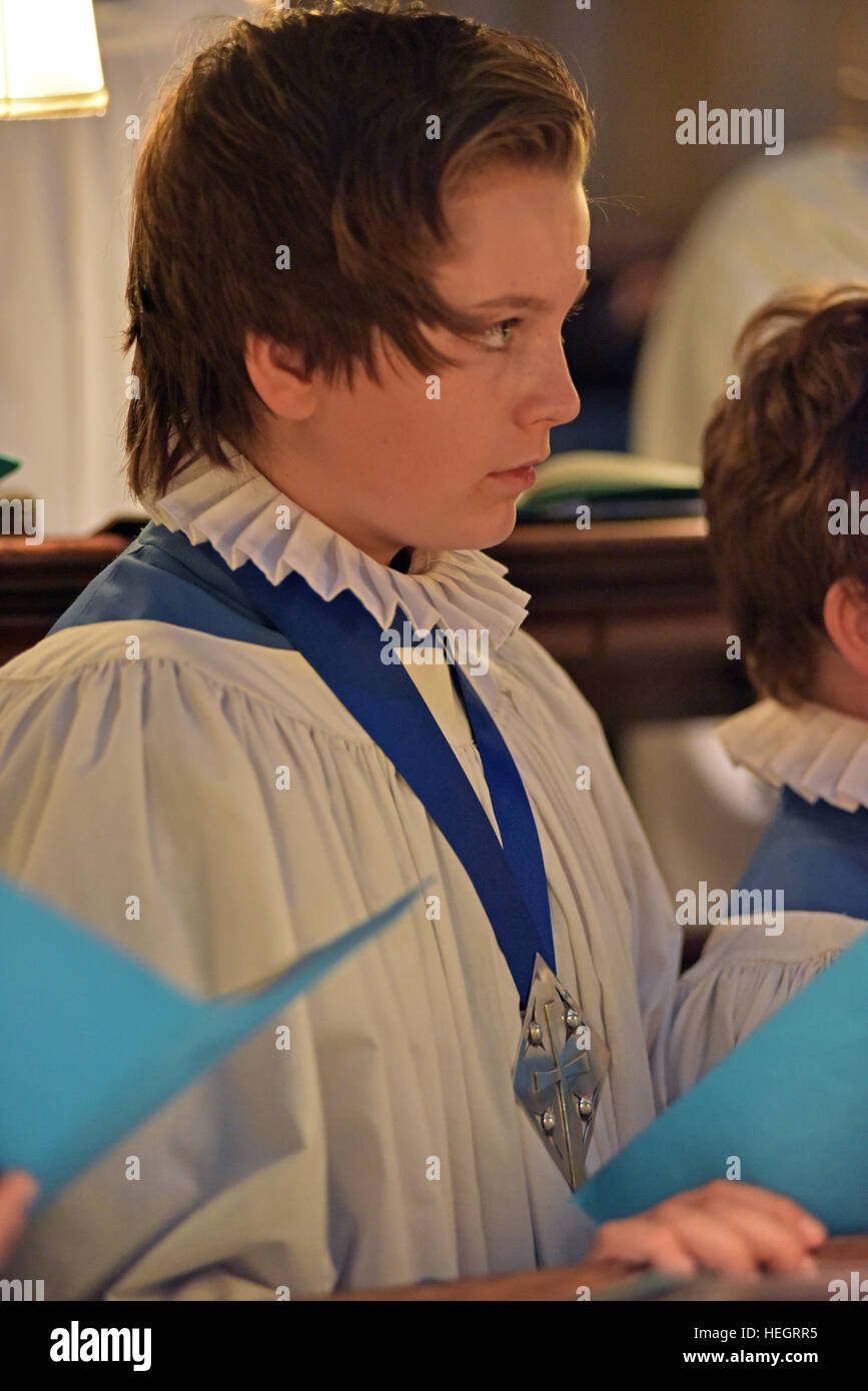 Boy choristers from Wells Cathedral Choir rehearse for evensong ...