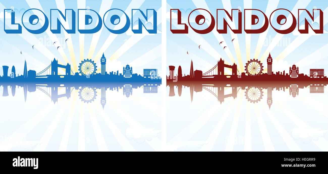 London Vector Skyline Stock Vector Image & Art - Alamy