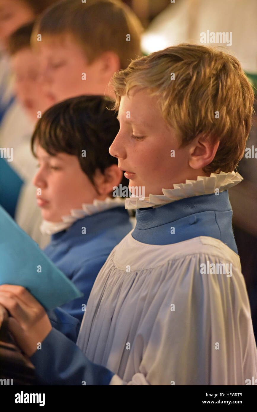 Boy choristers from Wells Cathedral Choir rehearse for evensong ...