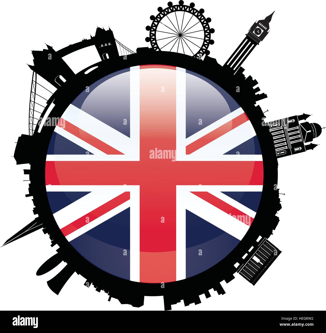 London Vector Skyline Stock Vector Image & Art - Alamy