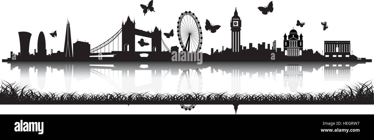 London Vector Skyline Stock Vector Image & Art - Alamy